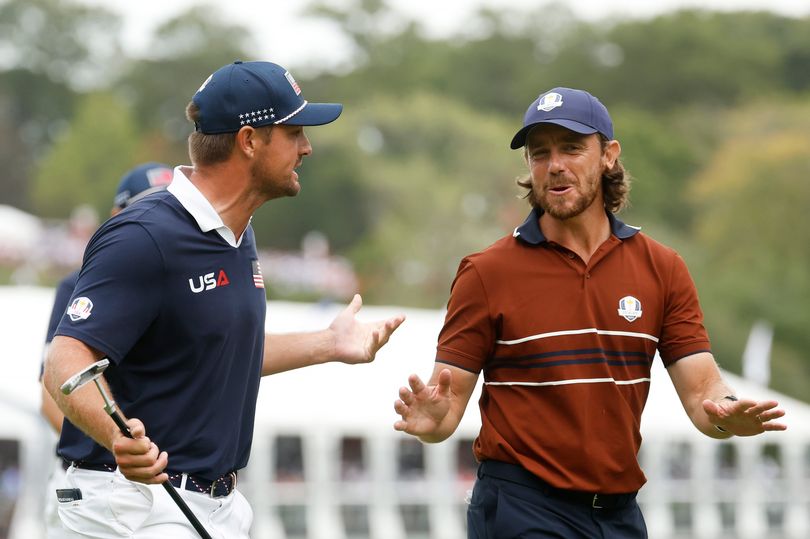 Bryson DeChambeau and Tommy Fleetwood clash as Ryder Cup descends into ...