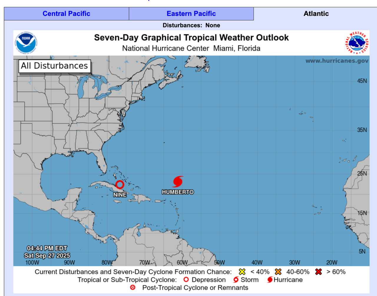 Category 5 Hurricane Humberto Rapidly Becomes Atlantic Monster, Packing ...