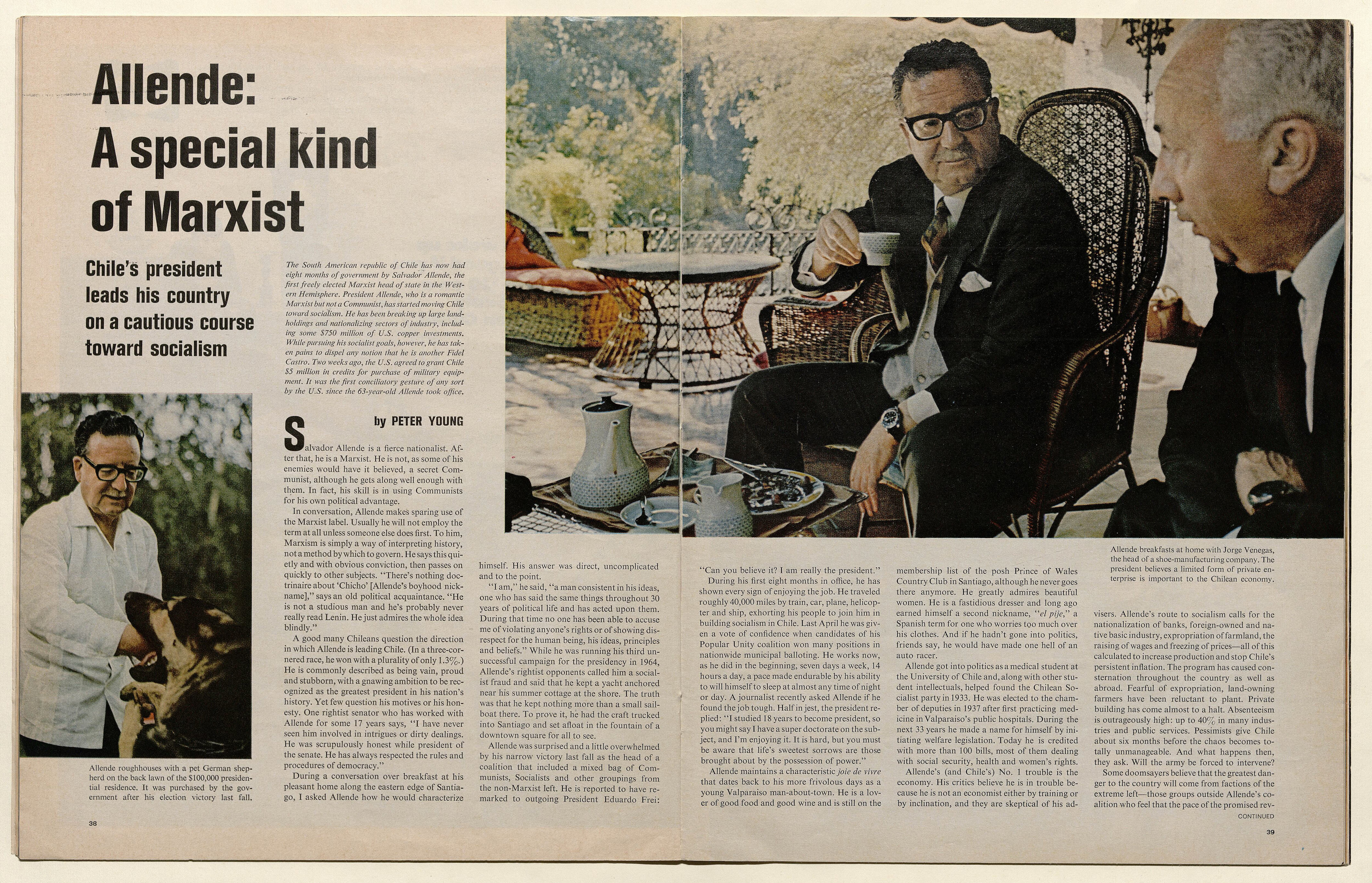 Michael Mauney y sus imágenes inéditas de 1971: “Chile era un tema ...