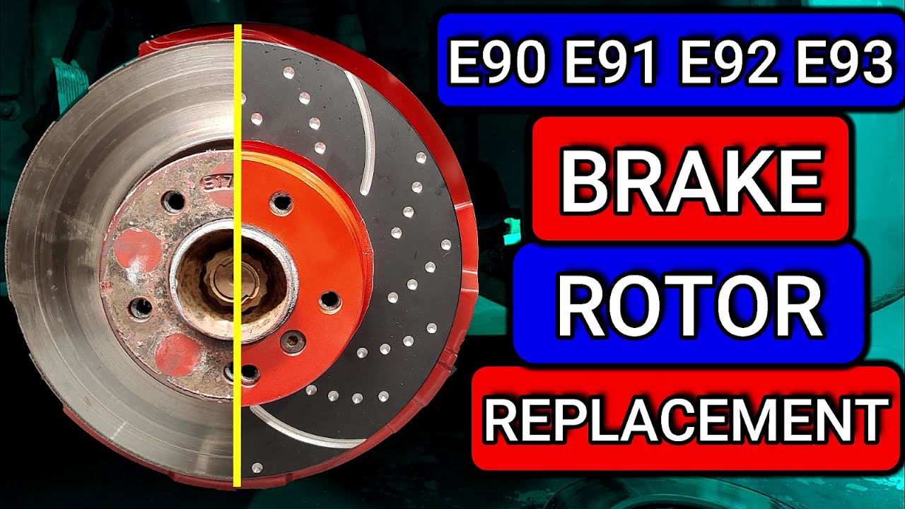 BMW Brake Rotor Replacement | E90 E91E92 E93 E82 | 3 Series And 1 ...