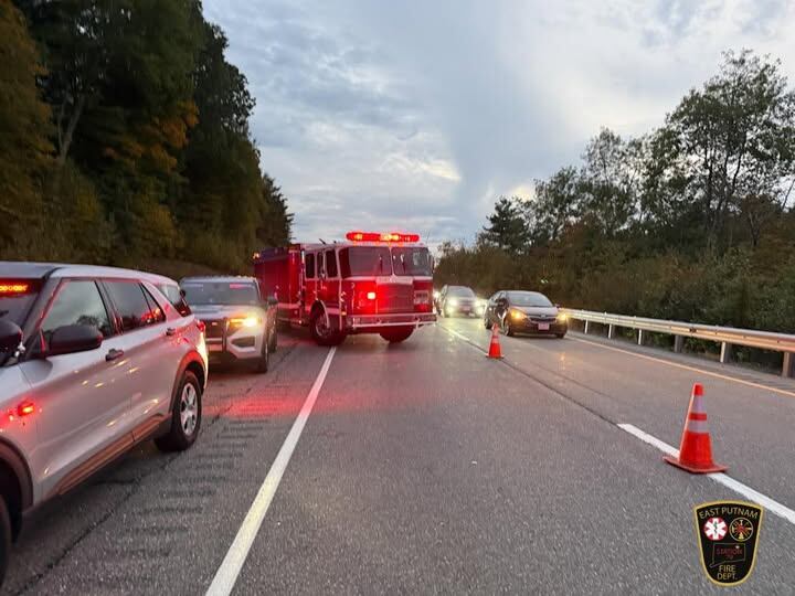 Part of I-395 reopened after motorcycle crash in Thompson