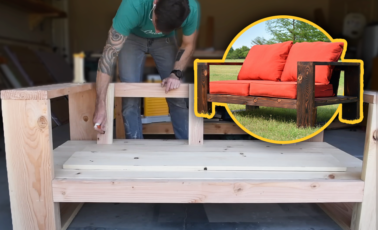 Create your own shou sugi ban sofa! 🌞