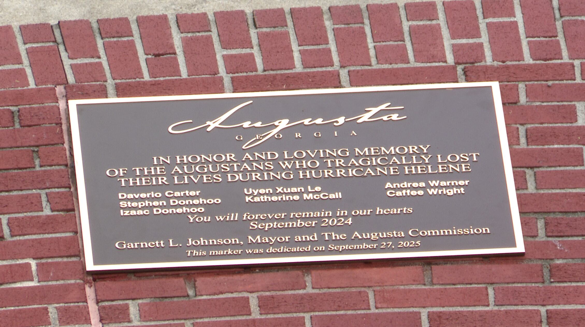 ‘It’s made us stronger:’ Augusta installs marker, honoring those lost ...