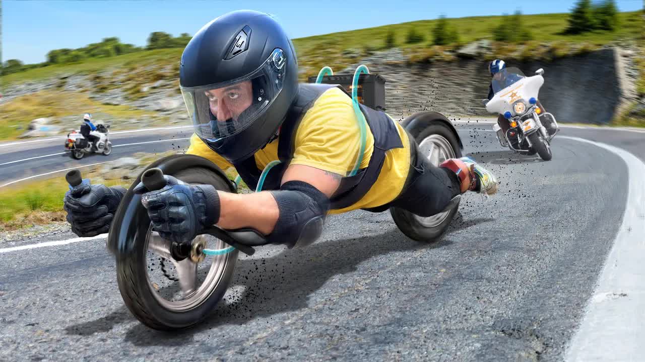 I built an electric motorcycle suit