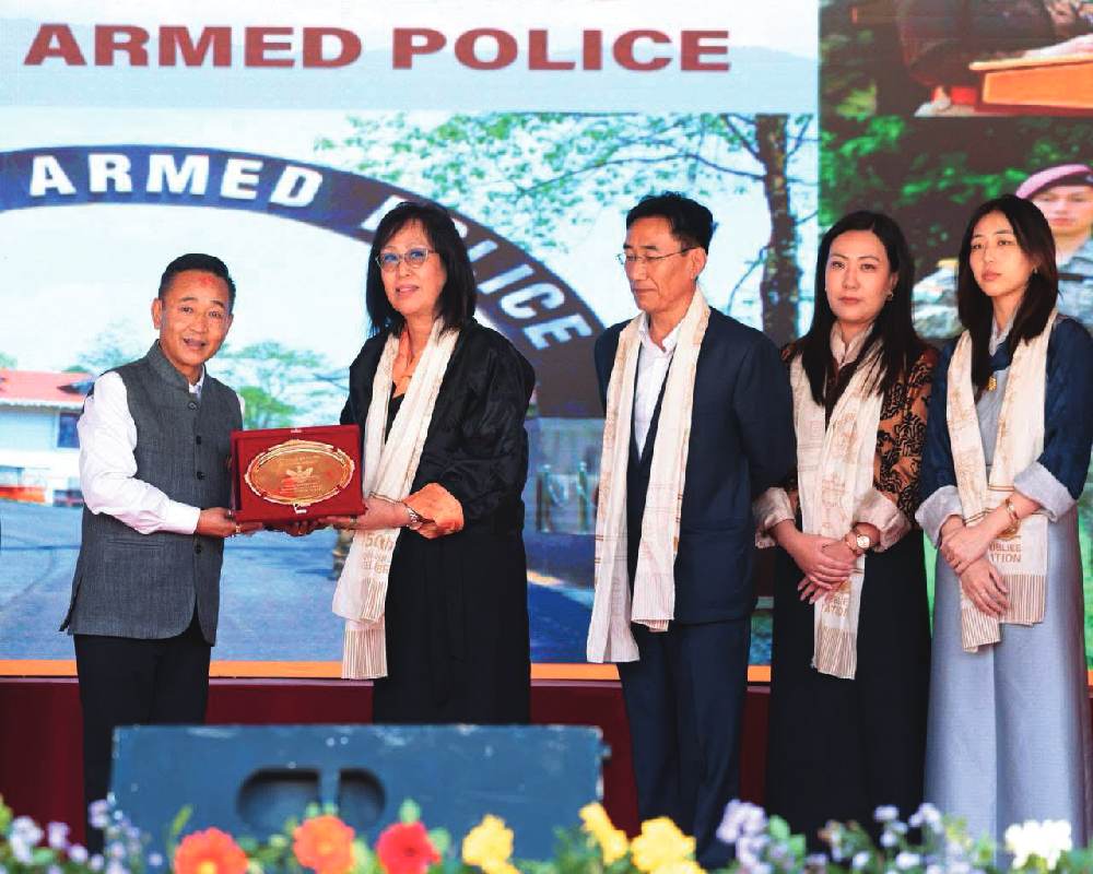 CM joins Raising Day function of Sikkim Armed police