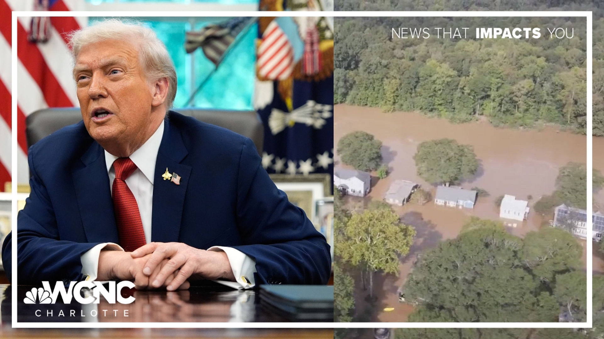 A look at President Trump's promises for help post-Helene