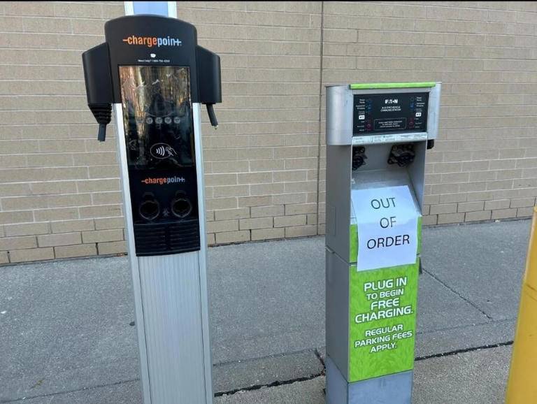 Driver stunned after noticing bizarre trend at EV charging stations ...