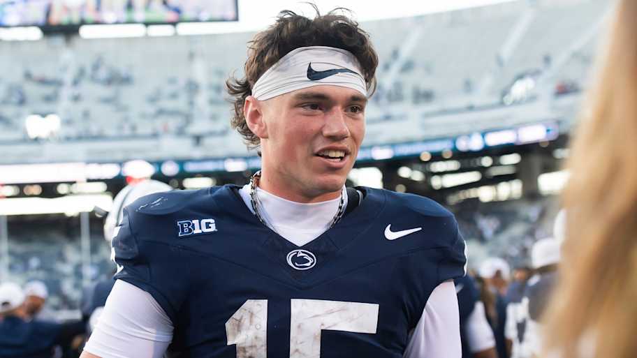 Penn State QB Drew Allar's girlfriend Emma Bush celebrates anniversary ...
