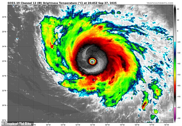 Double hurricanes threaten East Coast as Humberto explodes into ...