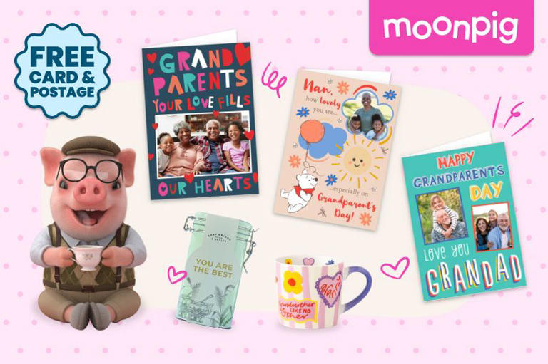 Celebrate Grandparents Day with a free Moonpig card