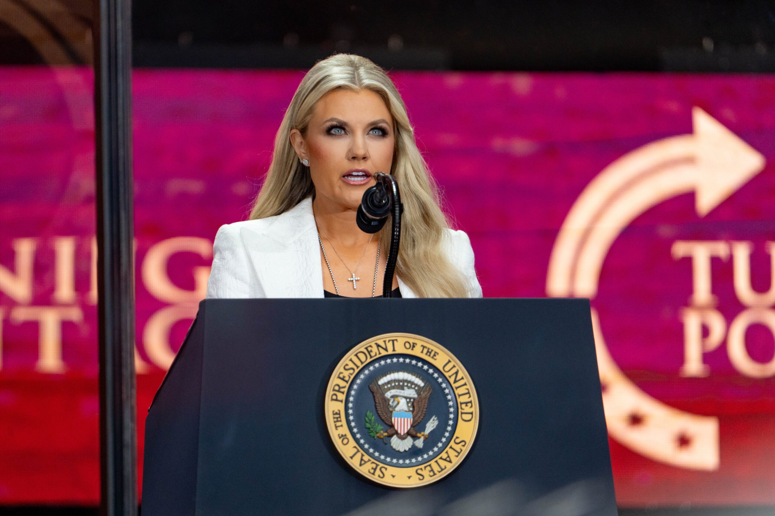 Erika Kirk Pledges to Carry On TPUSA