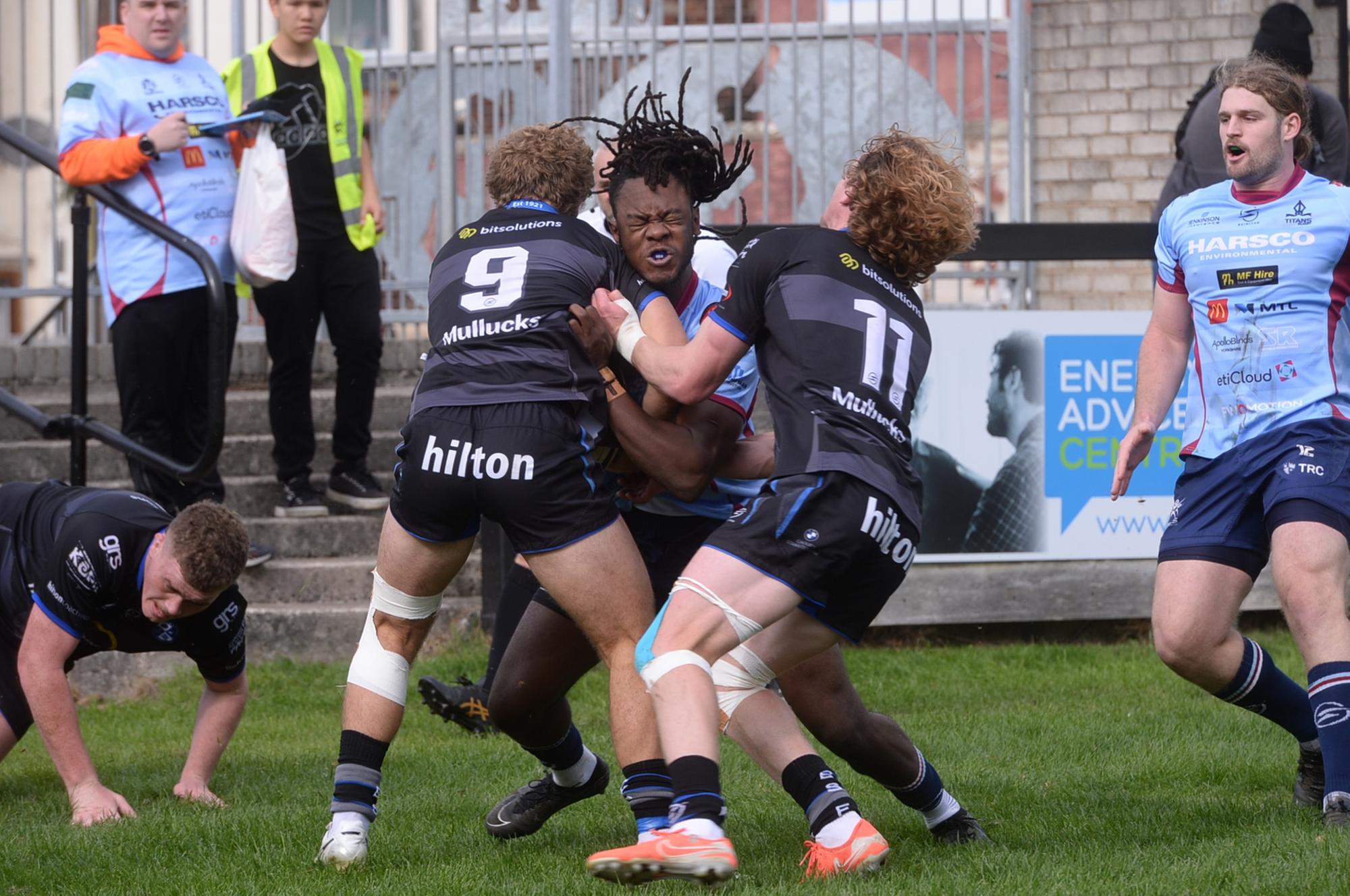 Rotherham Titans make a statement with 11-try win over Bishop's Stortford