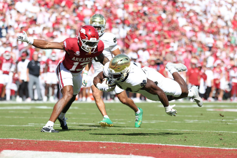 Arkansas football vs Notre Dame final score: Hogs embarrassed by ...