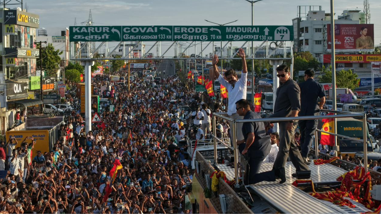 The Calm Before The Tragedy: Inside TVK Chief Vijay's Karur Rally In ...