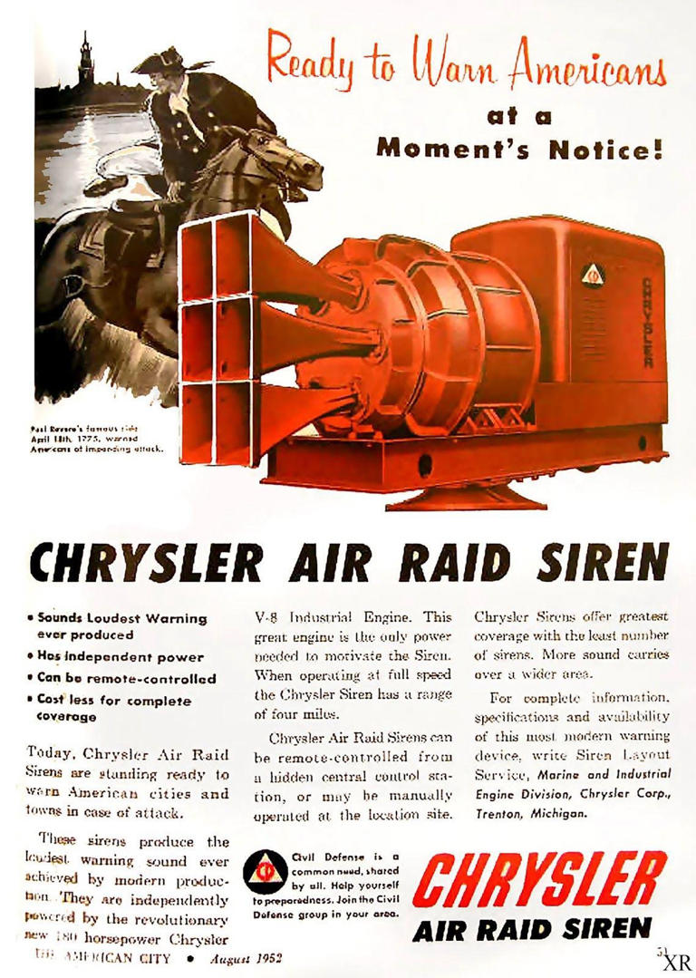 Chrysler Once Built The World's Loudest Air-Raid Siren, And It's ...