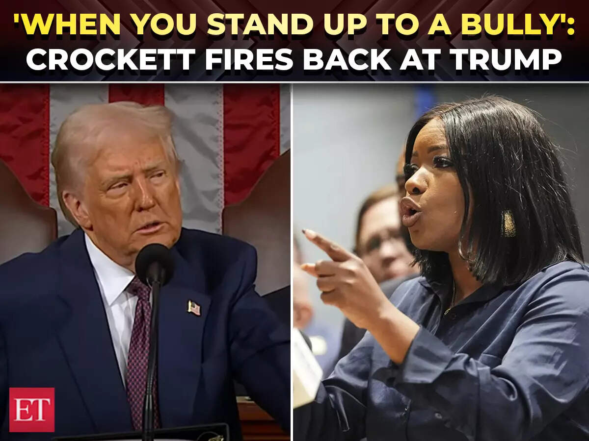 'Do not bend...': Jasmine Crockett rips into Trump after he calls her ...
