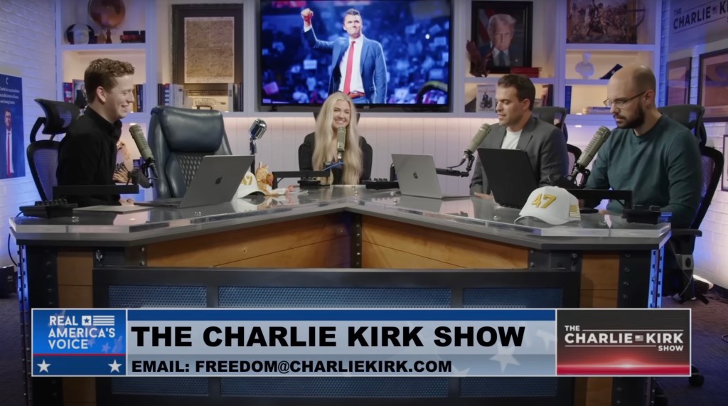 Erika Kirk seen smiling, makes announcement on rare ‘The Charlie Kirk ...