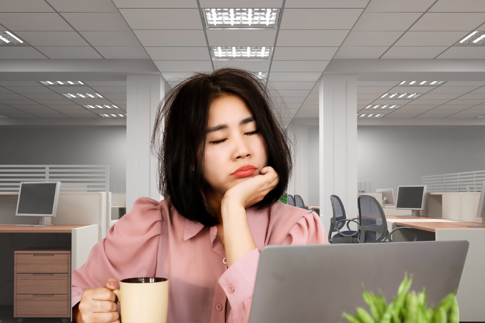 Why do we often feel sleepy after lunch?