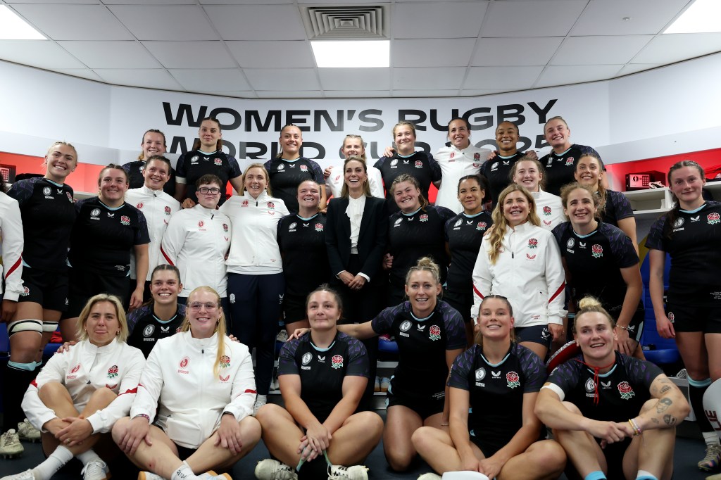 Kate Middleton gives shout out to England before the Women’s Rugby ...