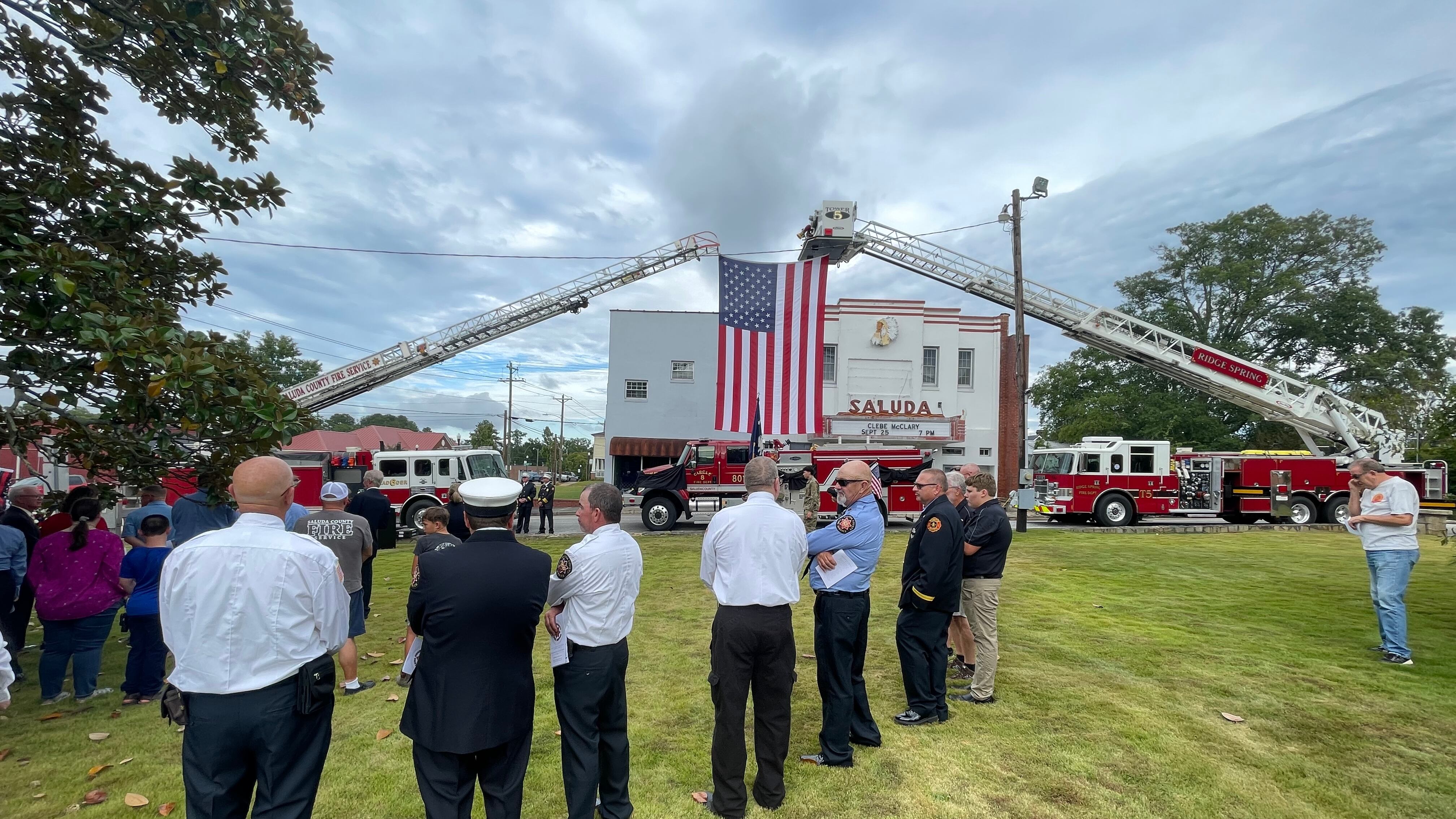 Saluda County Fire honors first responders who died during Hurricane ...