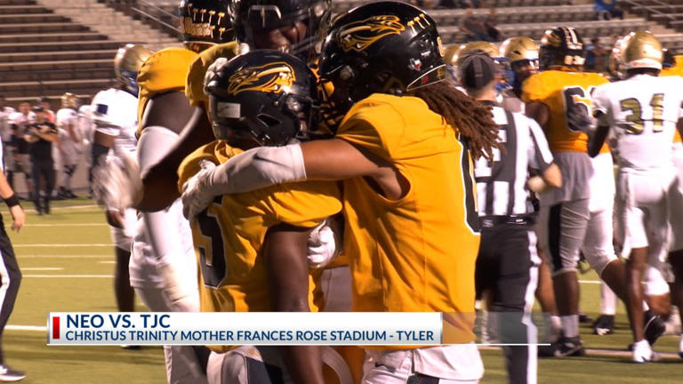 TJC football stays unbeaten with 45-29 win over Northeastern Oklahoma A&M