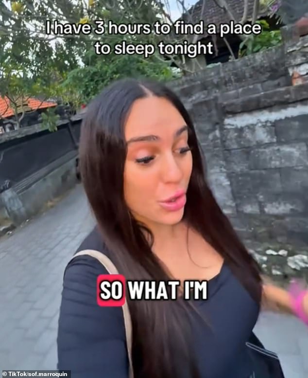 Influencer slammed for unbelievably cringe act she filmed in a hotel lobby in Bali