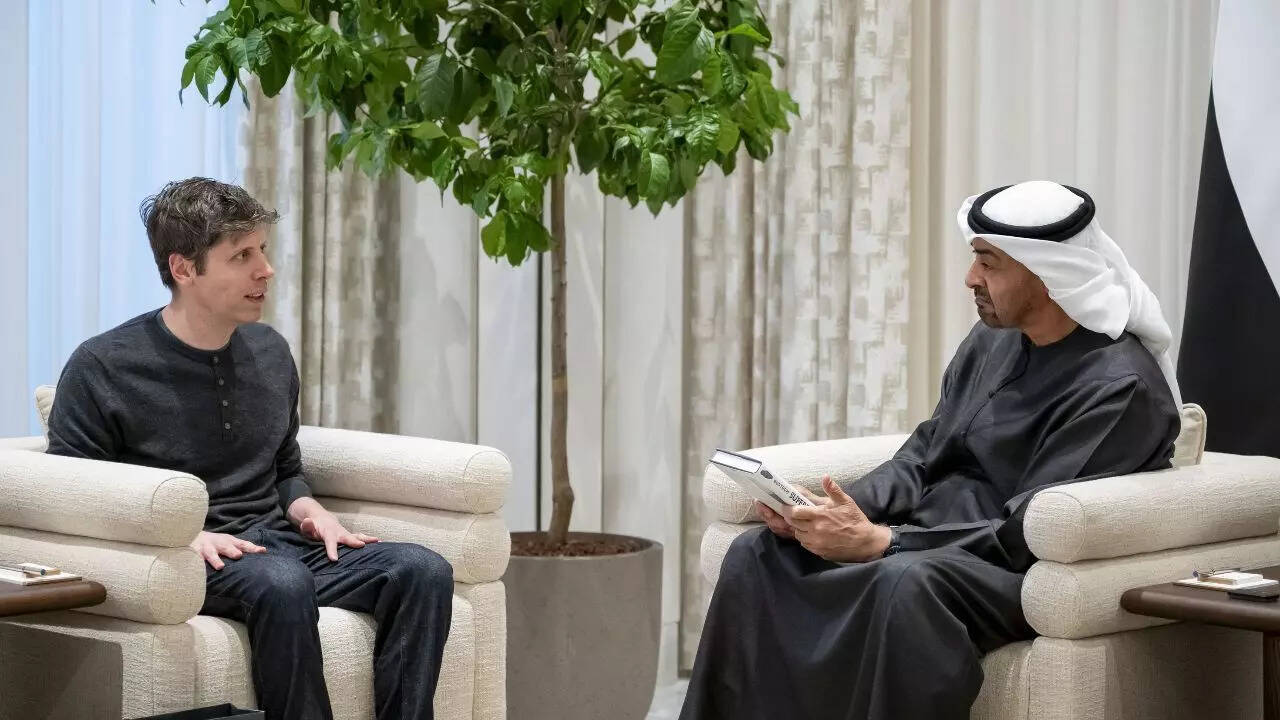 OpenAI CEO Sam Altman meets UAE President Sheikh Mohamed bin Zayed Al ...