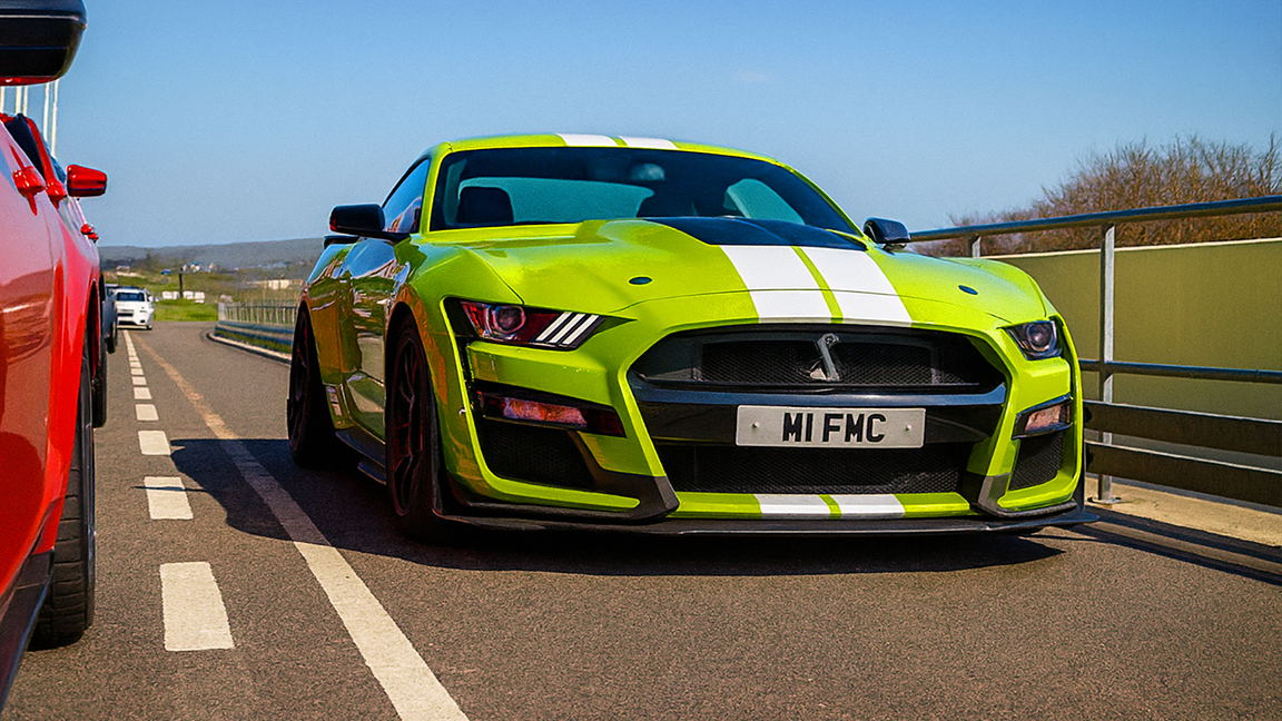 Track Test of the 760HP Supercharged Ford Mustang GT500 at Goodwood