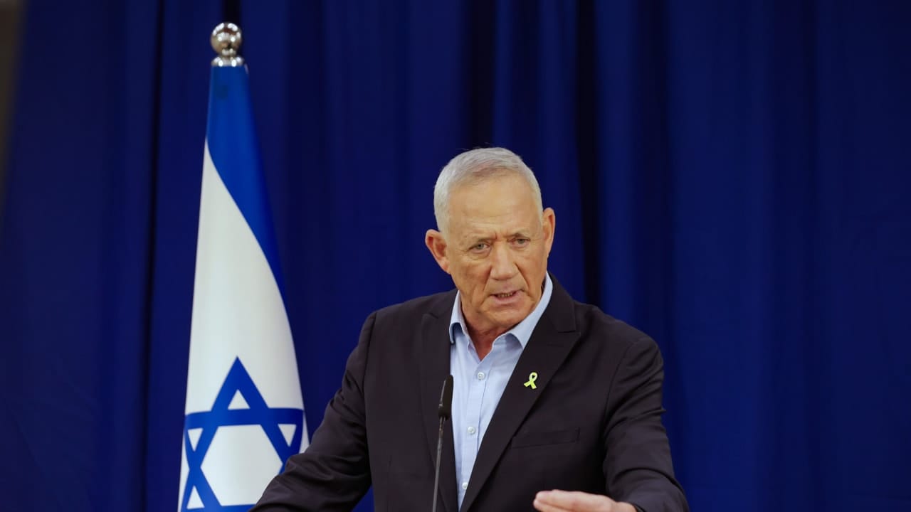 Gantz: Palestinian recognition is not against Netanyahu, but against ...