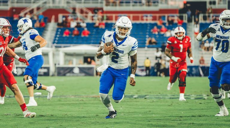 Why Memphis football QB Brendon Lewis doesn't plan to slide, and how he ...