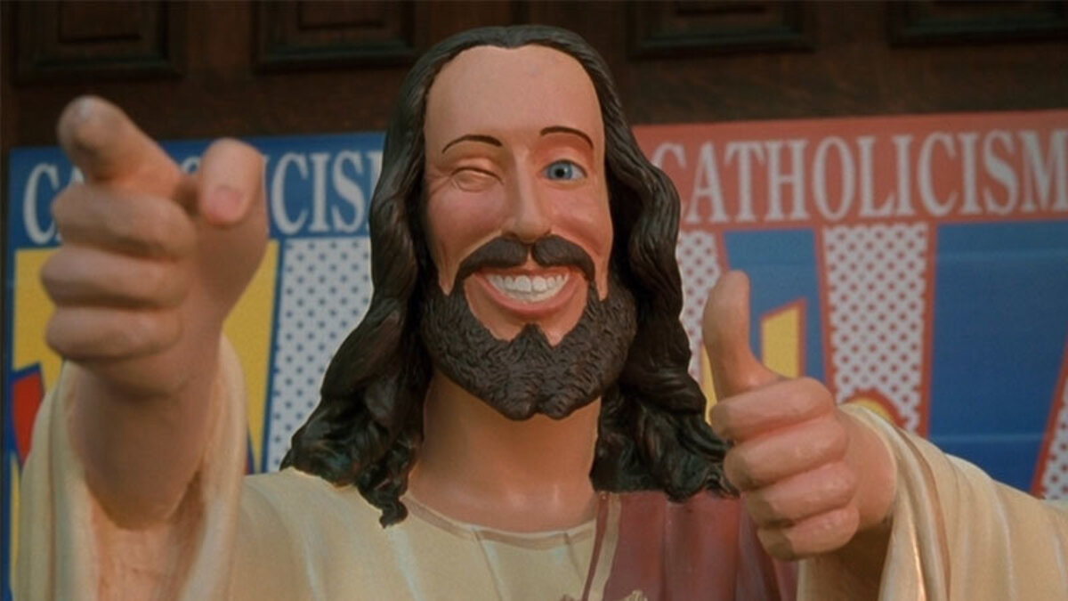 Maybe the rapture did happen and Jesus is a wrestler?