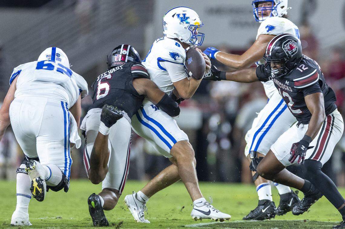 Cutter Boley struggles in first road start; South Carolina routs ...