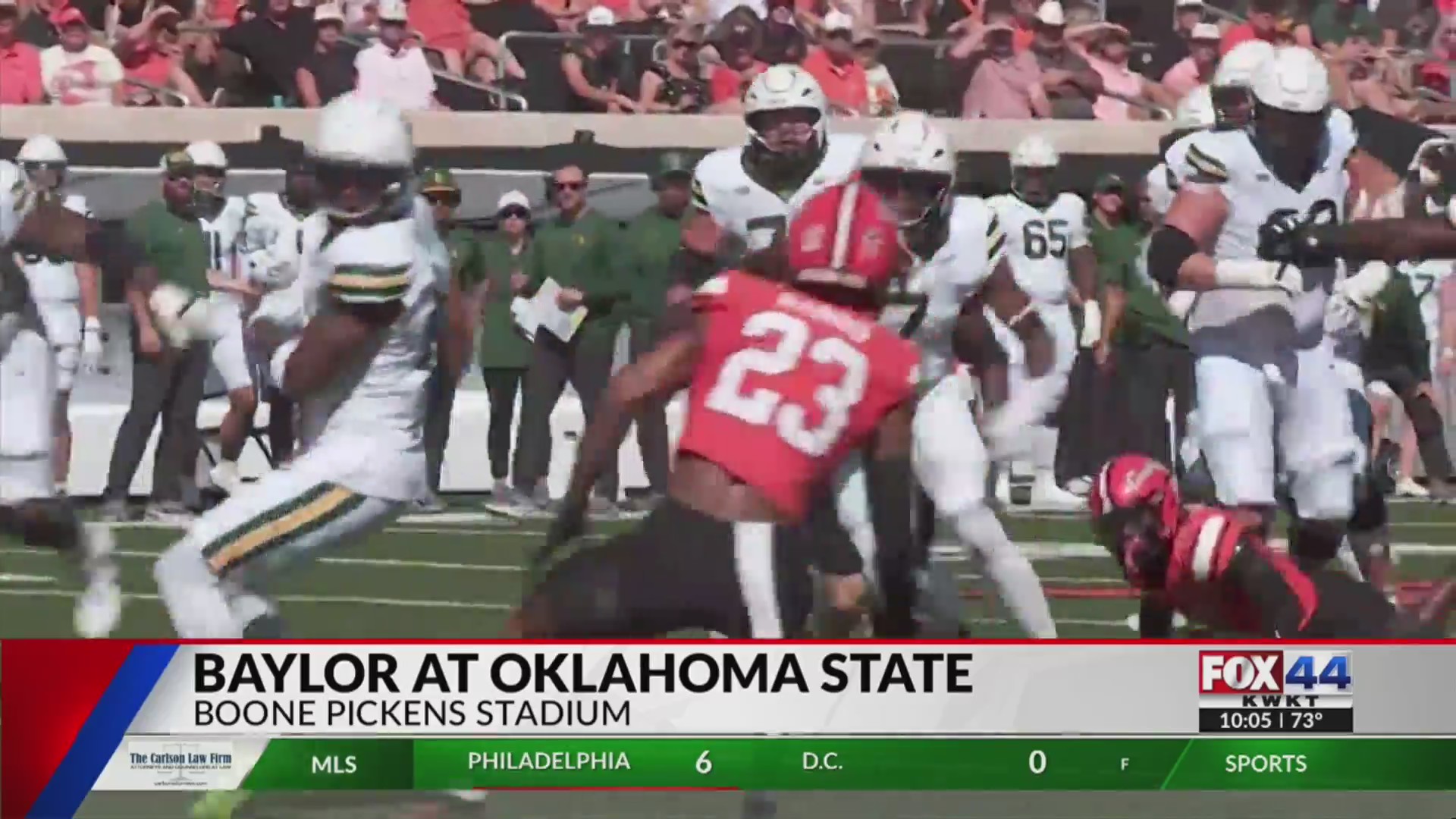 Baylor handles business on the road against Oklahoma State with 45-27 win