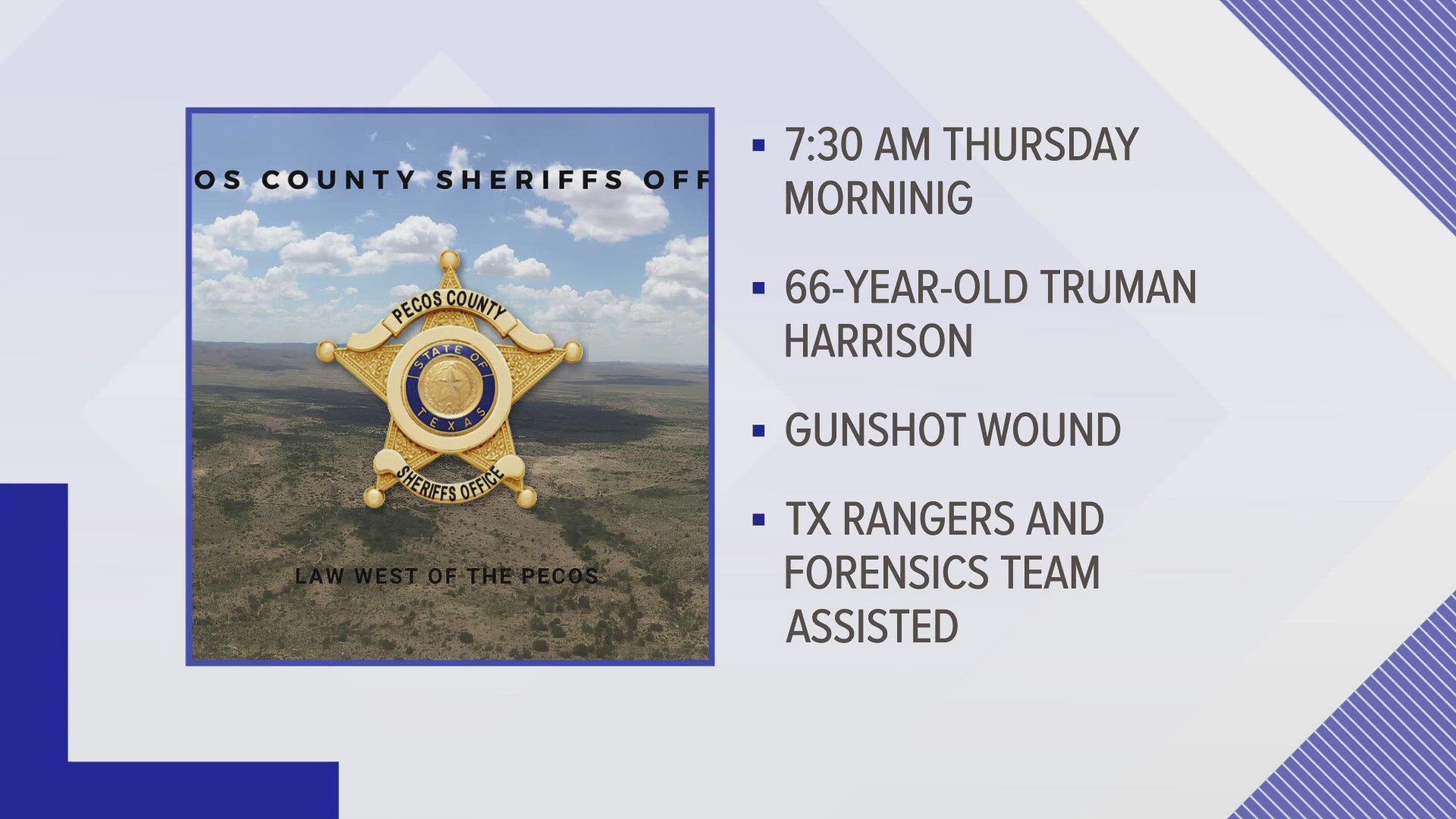 Arrest made in Sheffield, Texas murder case, law enforcement confirm