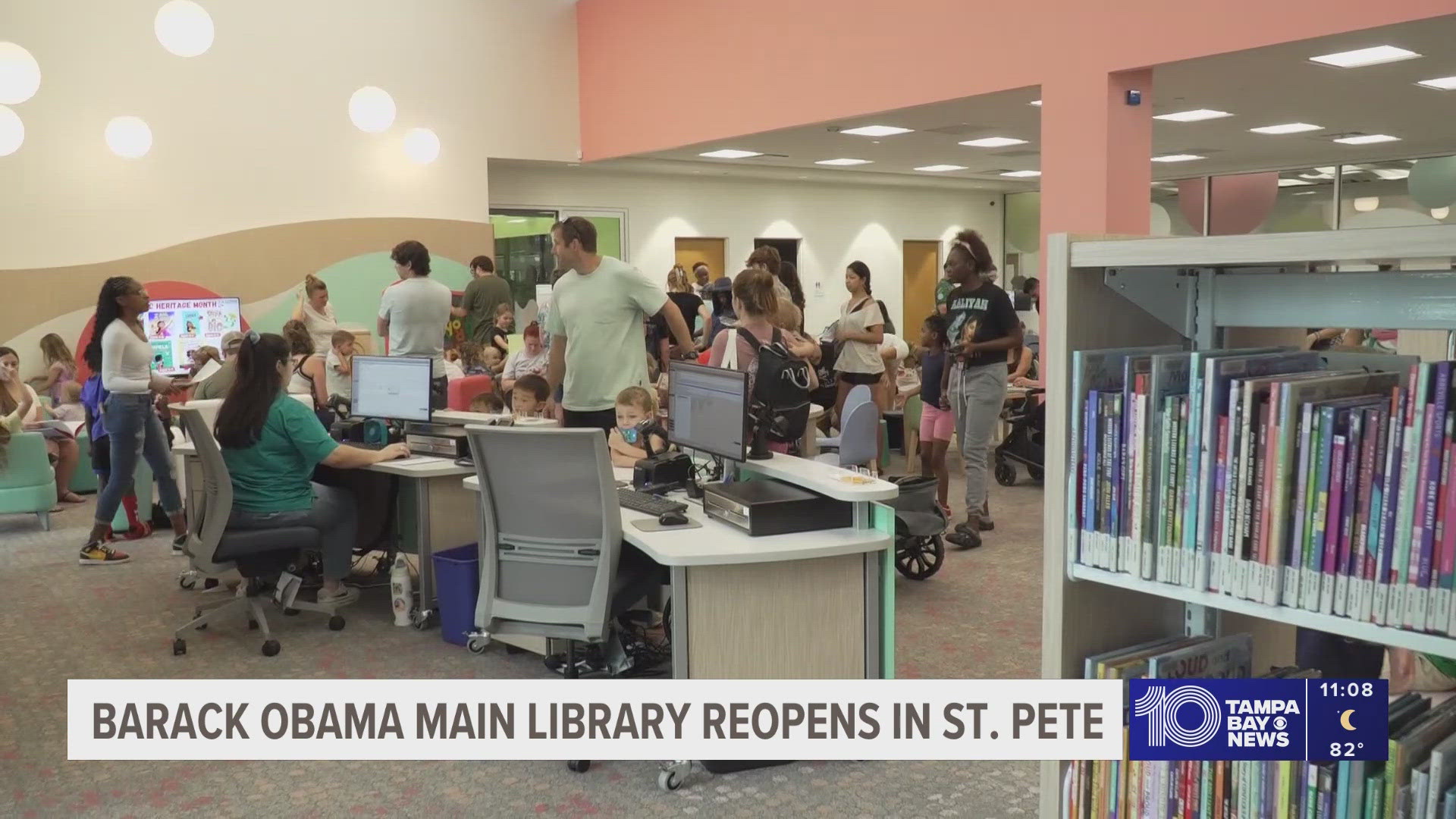 Barack Obama Main Library reopens in St. Pete