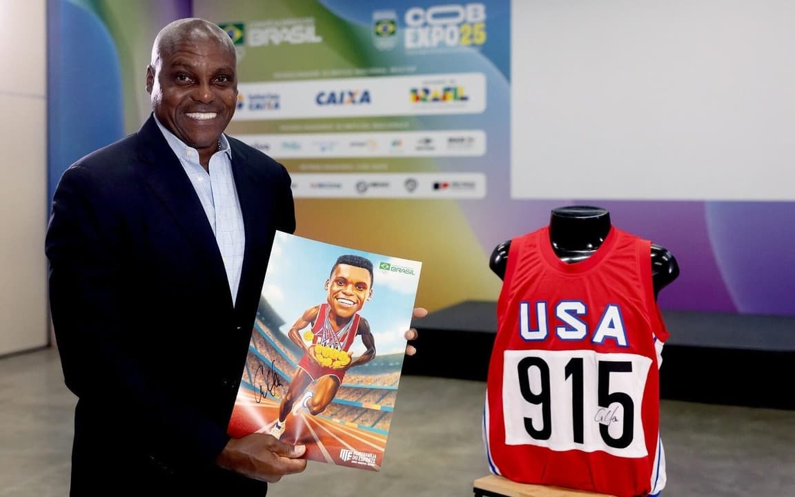 Carl Lewis, lenda olímpica, dá show de simpatia e mostra seu lado ...