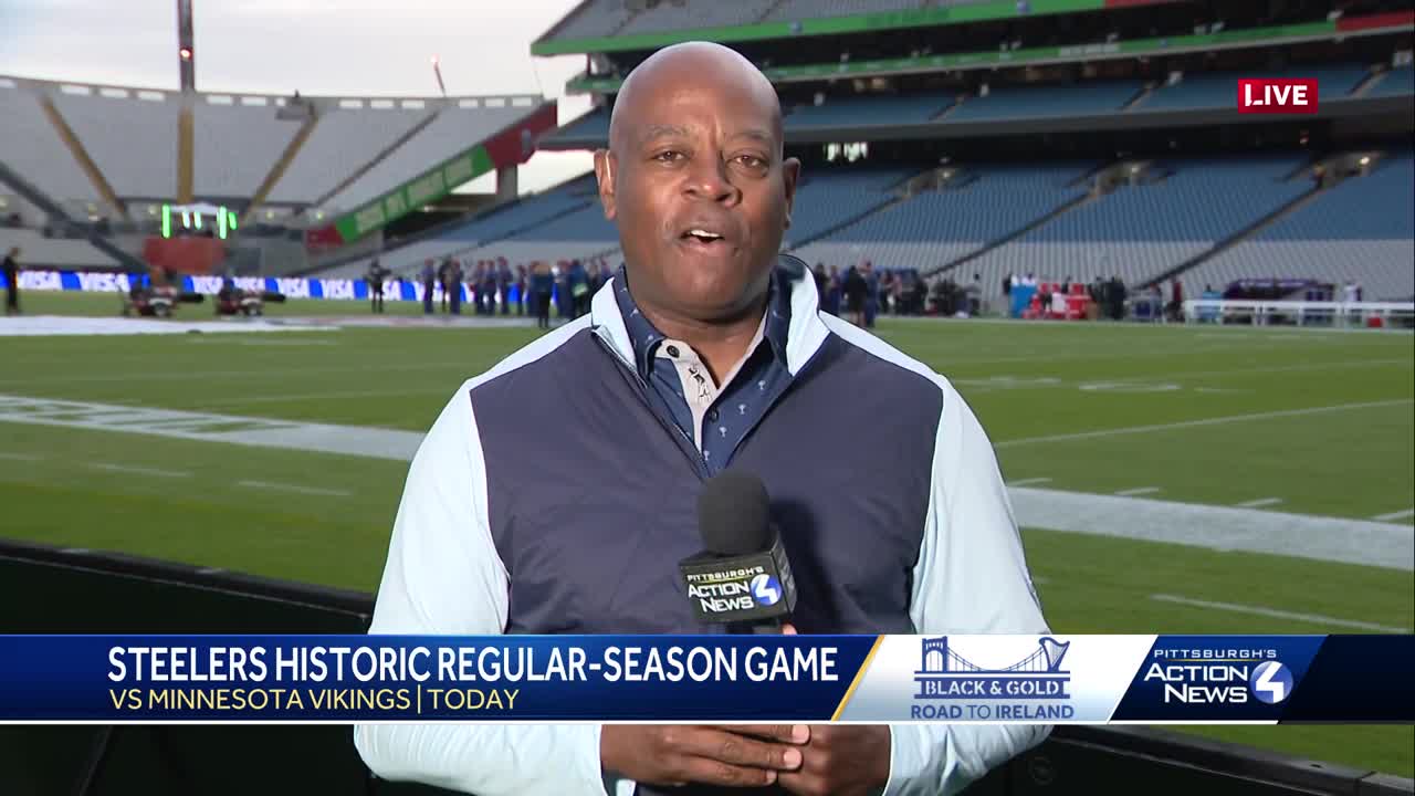 Steelers, Vikings kick off Sunday morning in Dublin