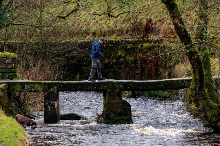 ‘Magical’ Lancashire river next to ruined manor house crossed by 1,000 ...