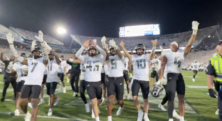 Oregon Players Accused Of 'Classless' Behavior After Beating Penn State