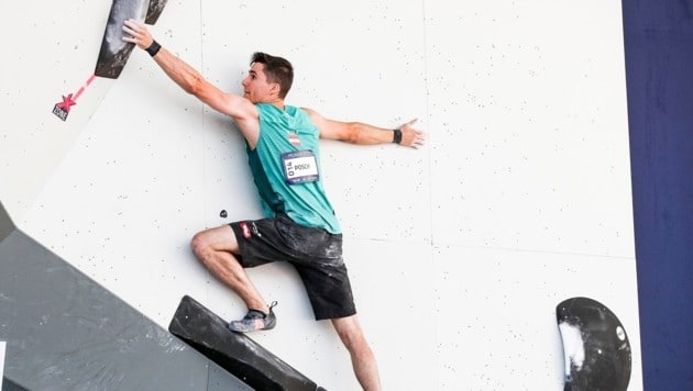 Klettern: Jan-Luca Posch im Bouldern WM-Sechster
