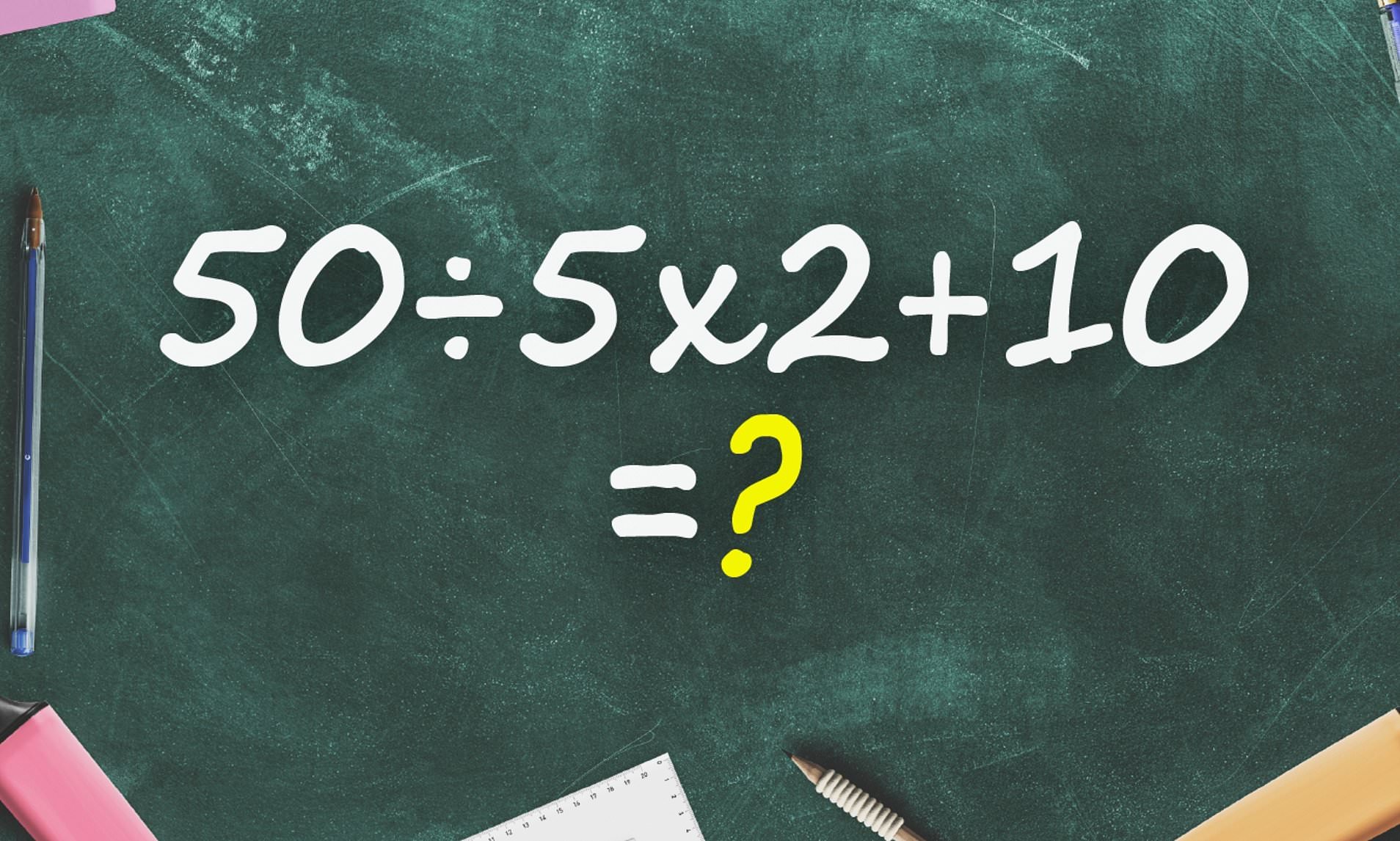 Easy looking equation sees people fight over the answer - can you solve ...