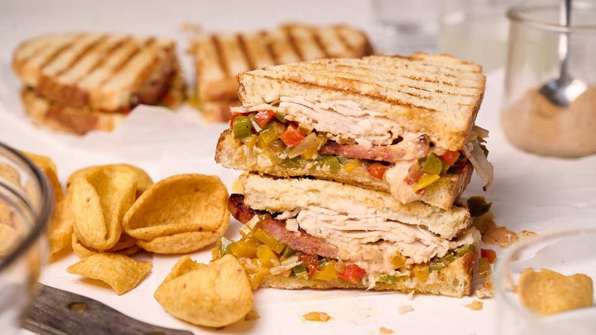 Cajun Turkey Po'Boy-Ish Panini Recipe
