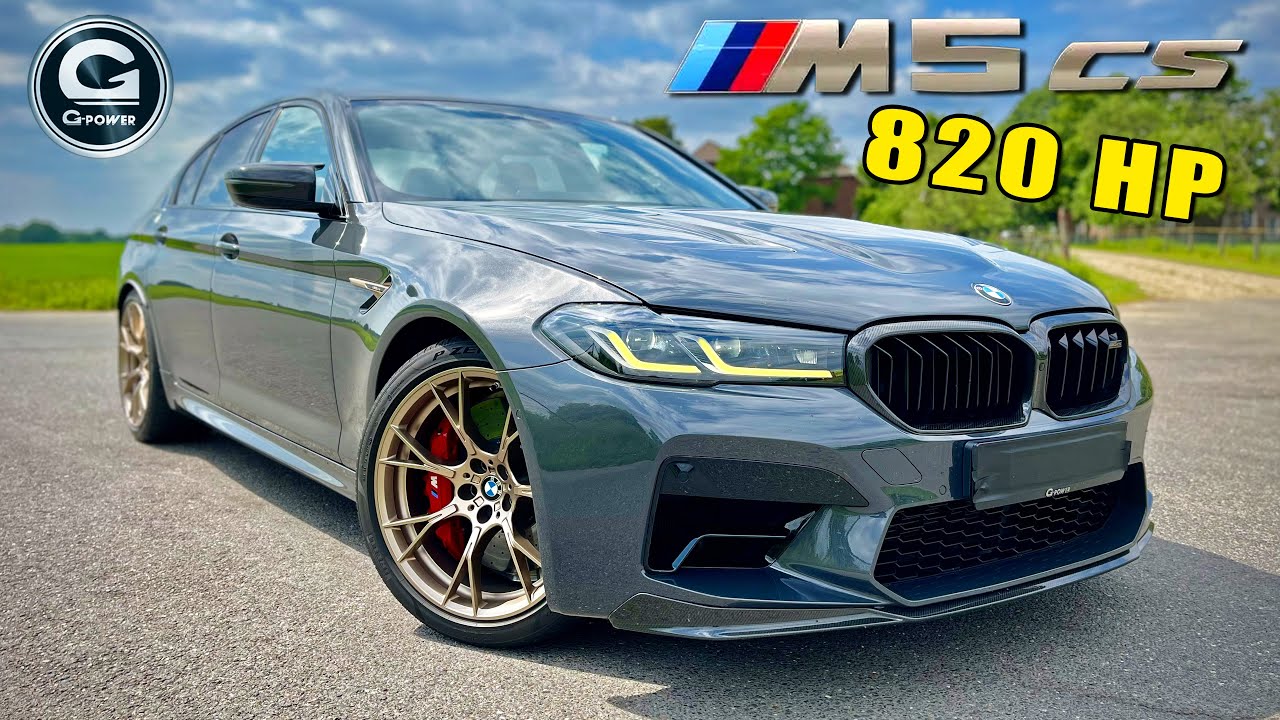820HP BMW M5 CS G-Power Autobahn Review