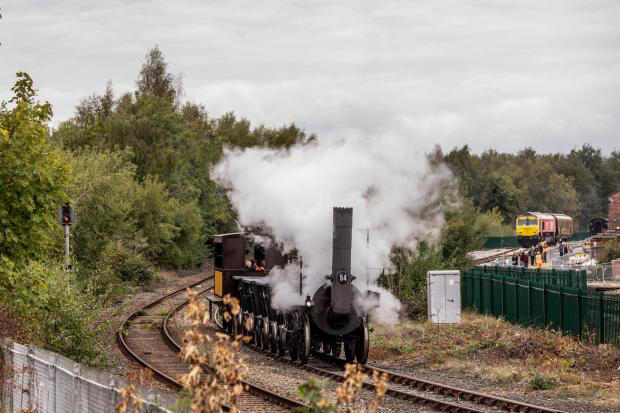 What happens to Locomotion No 1 replica after the S&DR200 weekend events?