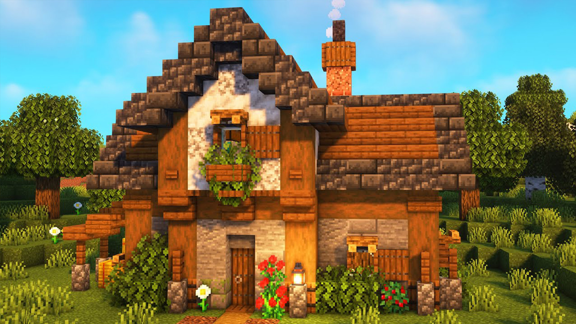 Minecraft Survival House Build Design