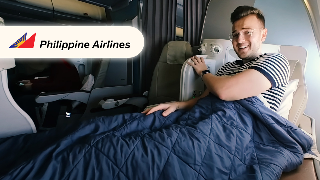 I finally flew Philippine Airlines' strange business class
