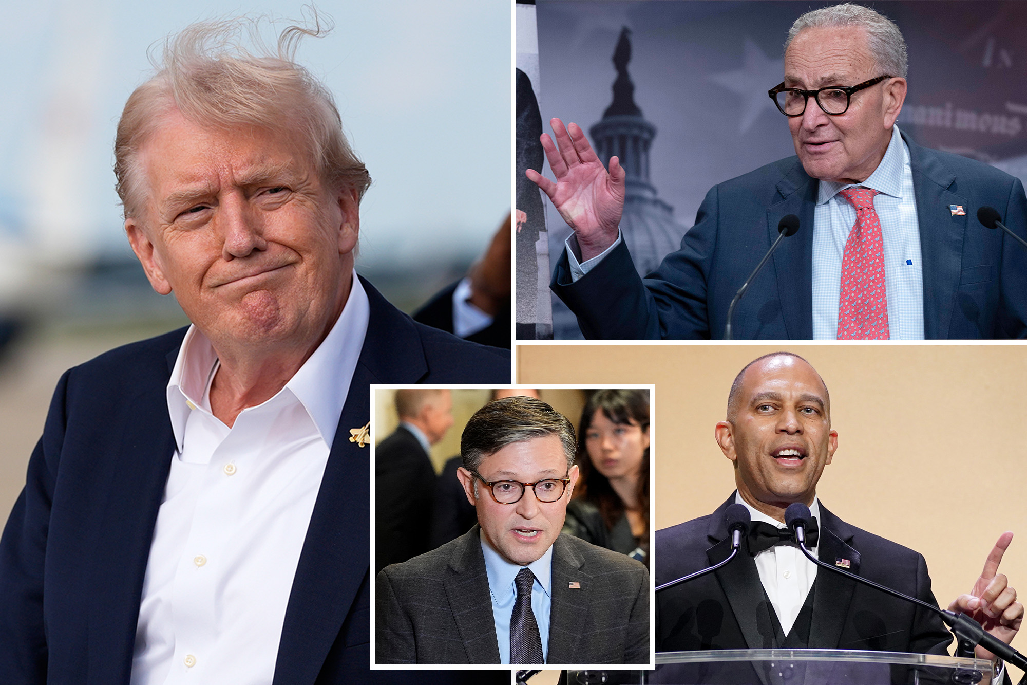 Trump agrees to last-minute meeting with Jeffries, Schumer on ...