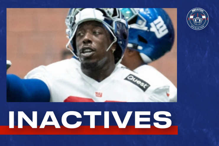Giants-Chargers inactives: Rakeem Nunez-Roches to miss third straight game