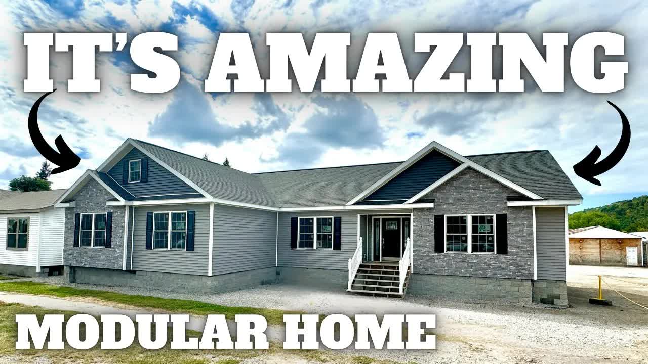 "Brookstone" by Pennwest Homes | 4 Bed, 2 Bath Prefab House Tour