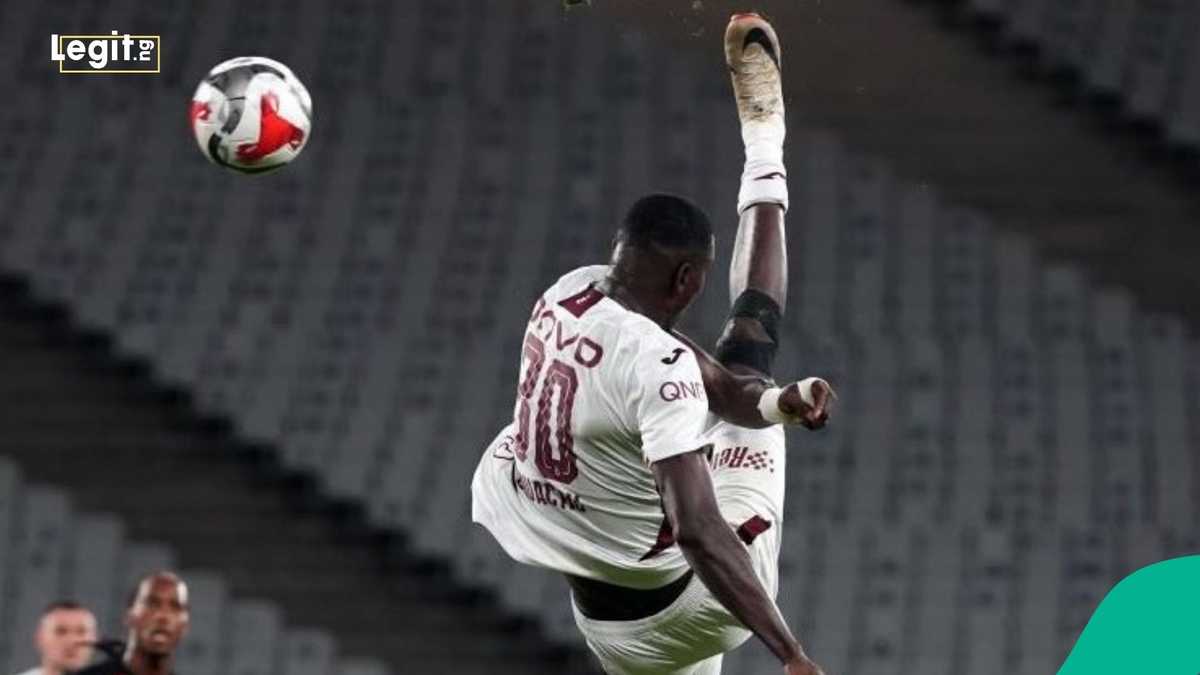 Paul Onuachu sends strong signal to Eric Chelle with bicycle kick ahead ...